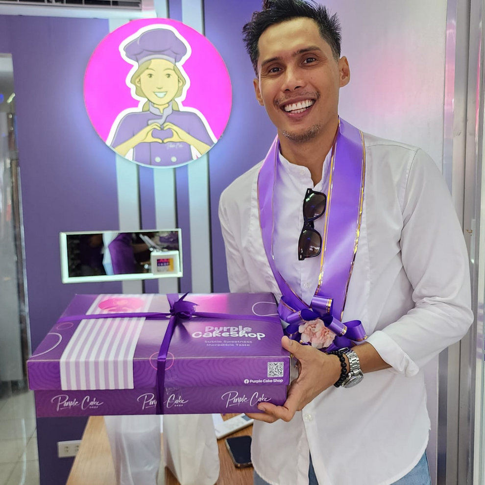 Purple Yam Cake by Purple Cake Shop | Small Size Round 8" – Purple Cake ...