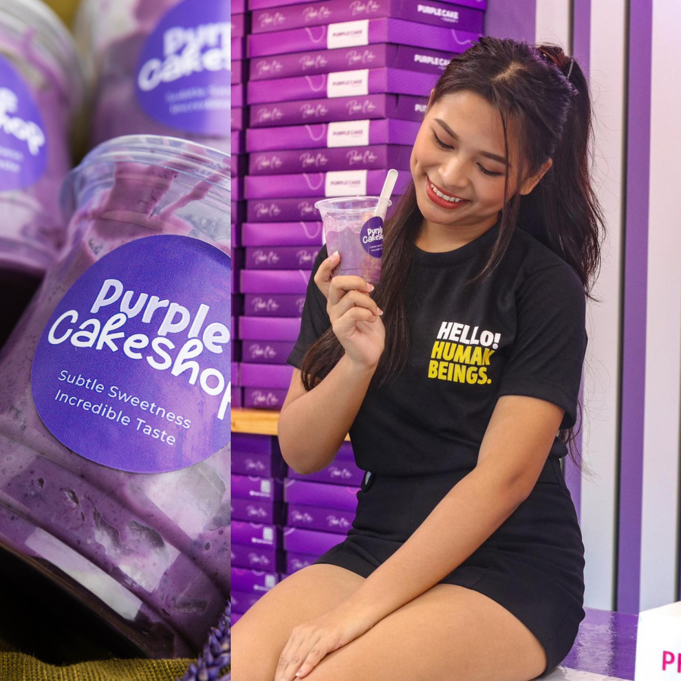 Purple Yam Cake by Purple Cake Shop | Messy Cups – Purple Cake Shop Cebu